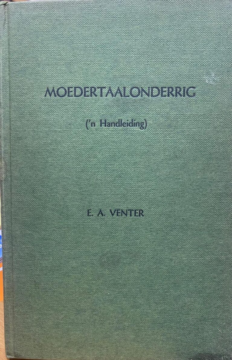 Moedertaalonderrig: n Handleiding /Venter, EA – Kakkerlak Boekhandelaars